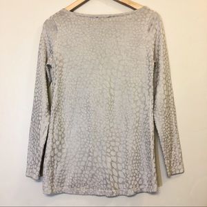 Cache | Sweaters | Vintage Cache Knit Silver Snake Pattern Top | Poshmark